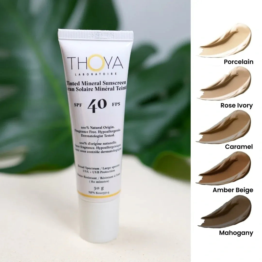Thoya Tinted Mineral Sunscreen SPF 40 | Zinc Oxide Canada – SMUKKE HOUSE